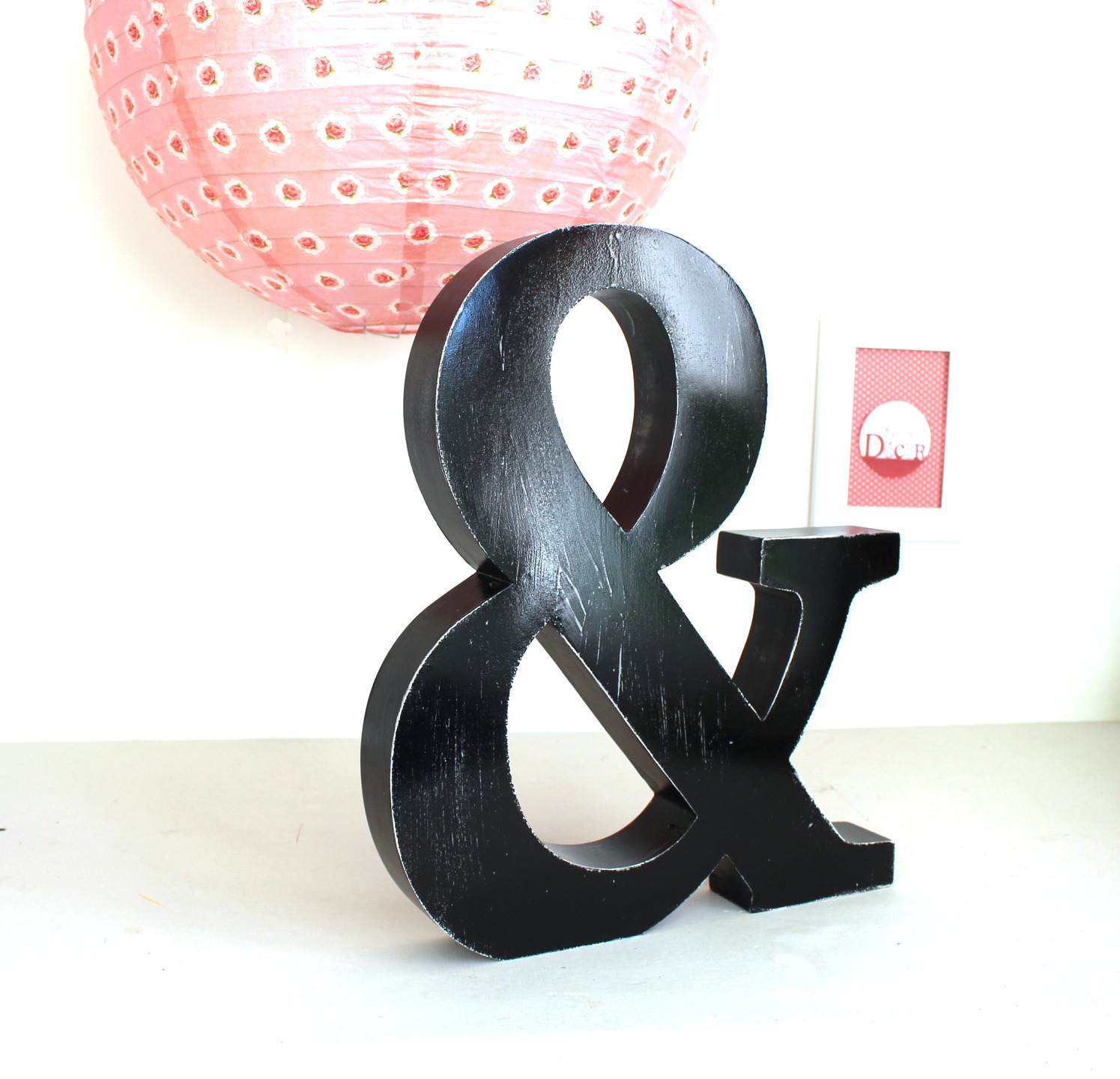 Esperluette à poser de 40 cm de hauteur en 4,5 cm d'épaisseur ...