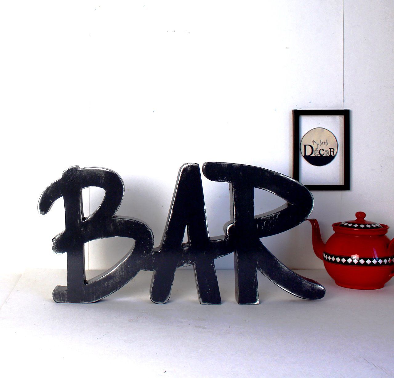 Mot en géant BAR à poser.(Couleur personnalisable) - Mylittledecor