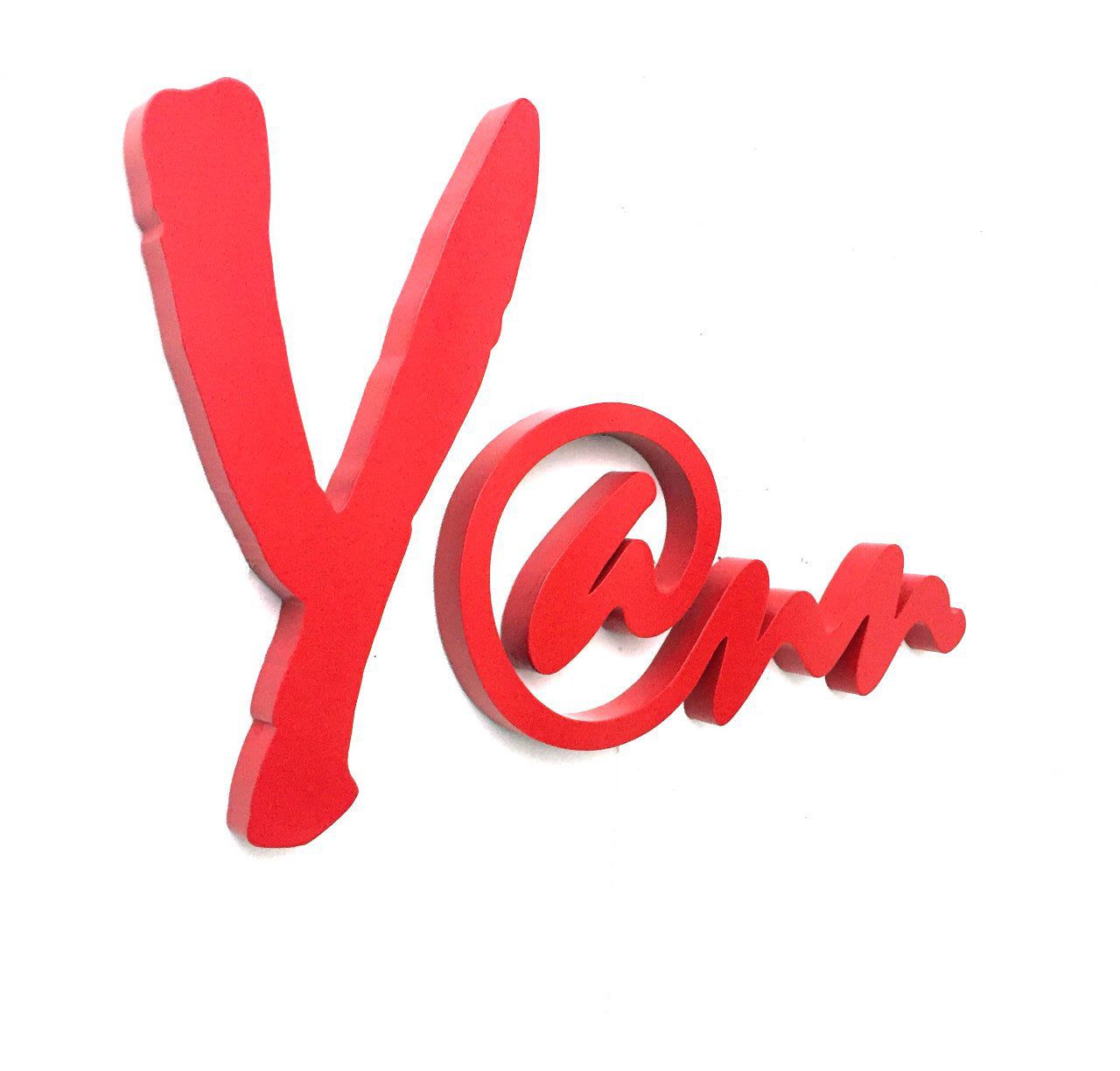 Prénom géant Yann en 2 parties( couleur personnalisable). - Mylittledecor